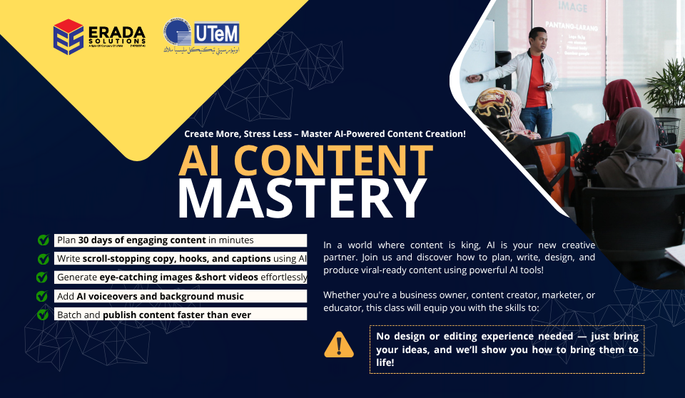AI Content Mastery – Erada Solutions Sdn. Bhd.